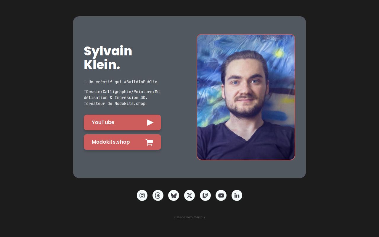 Sylvain Klein - all my links